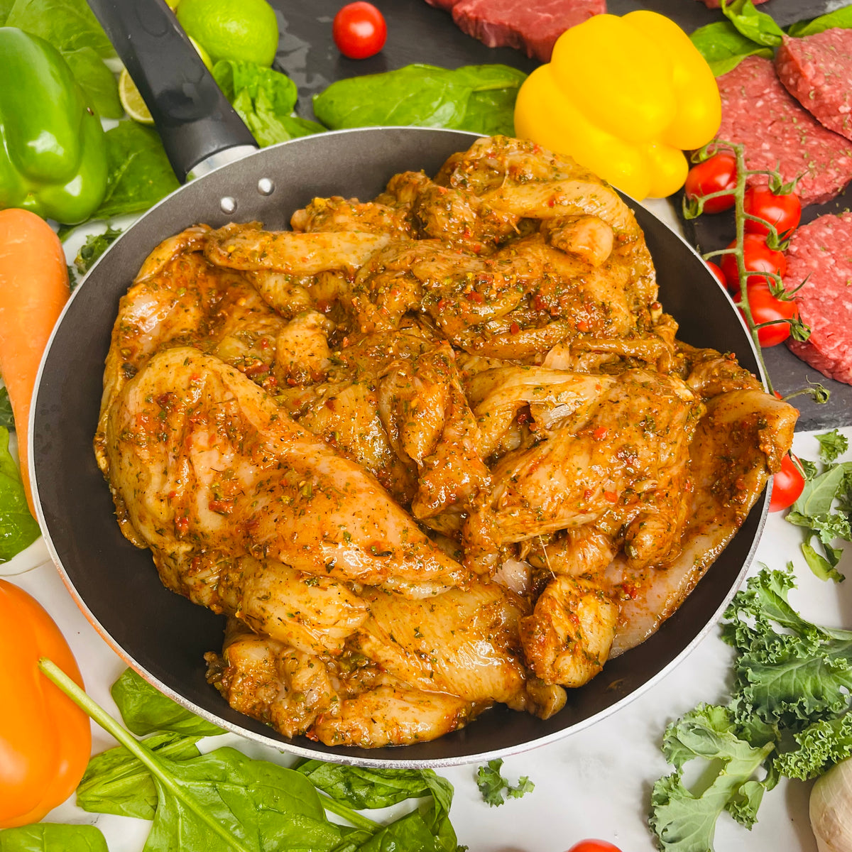 Chicken Tikka Breast Strips/ Diced - 2kg