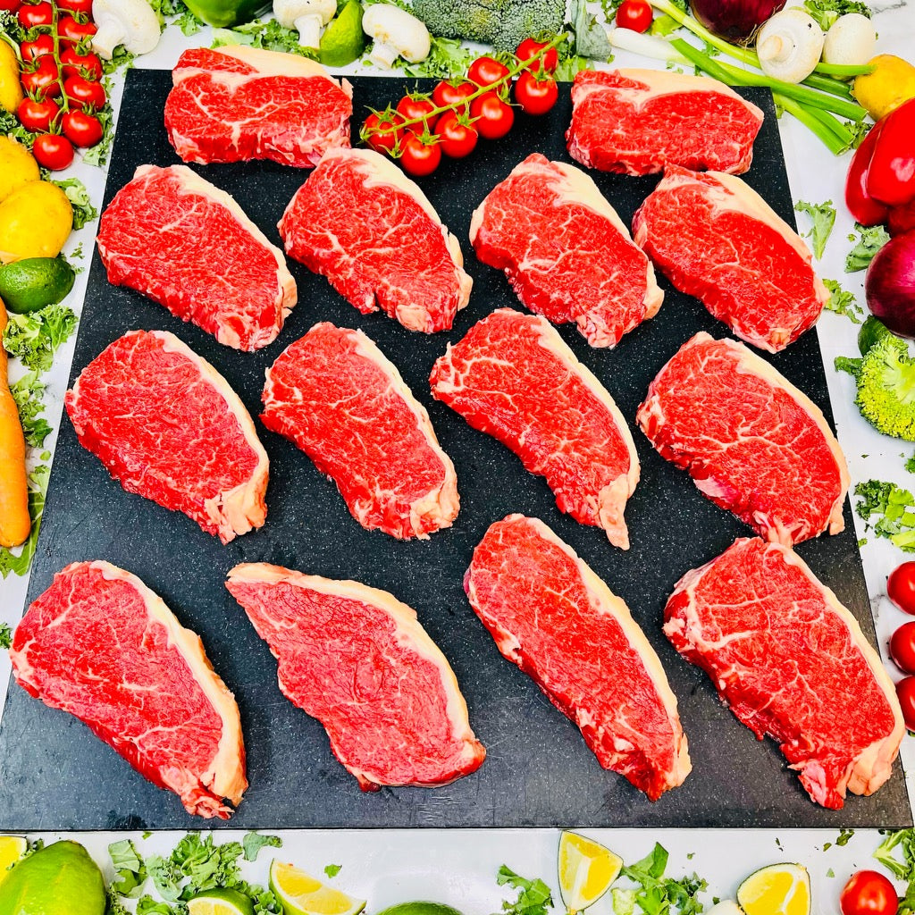 3kg Fresh English Sirloin Steak bulk deal
